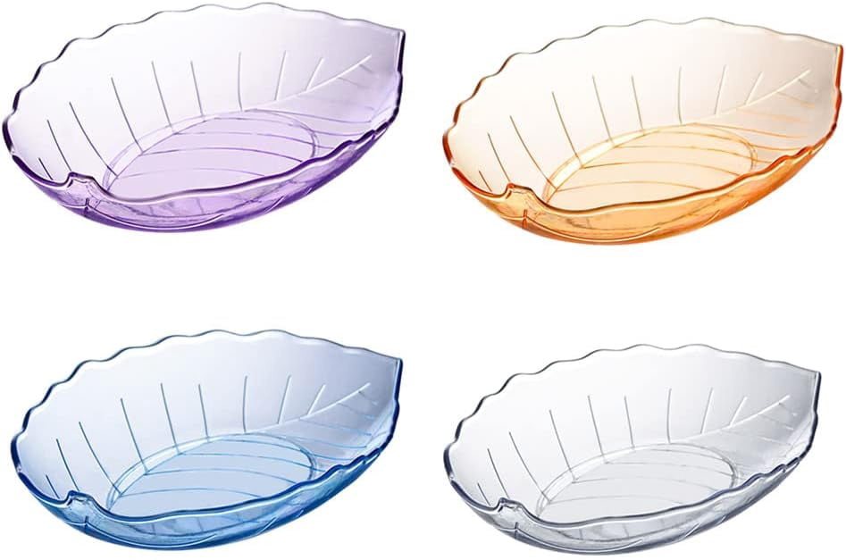GZhLonKiMa Premium Colorful Acrylic Salad Mixing Bowls Dessert Bowls ...