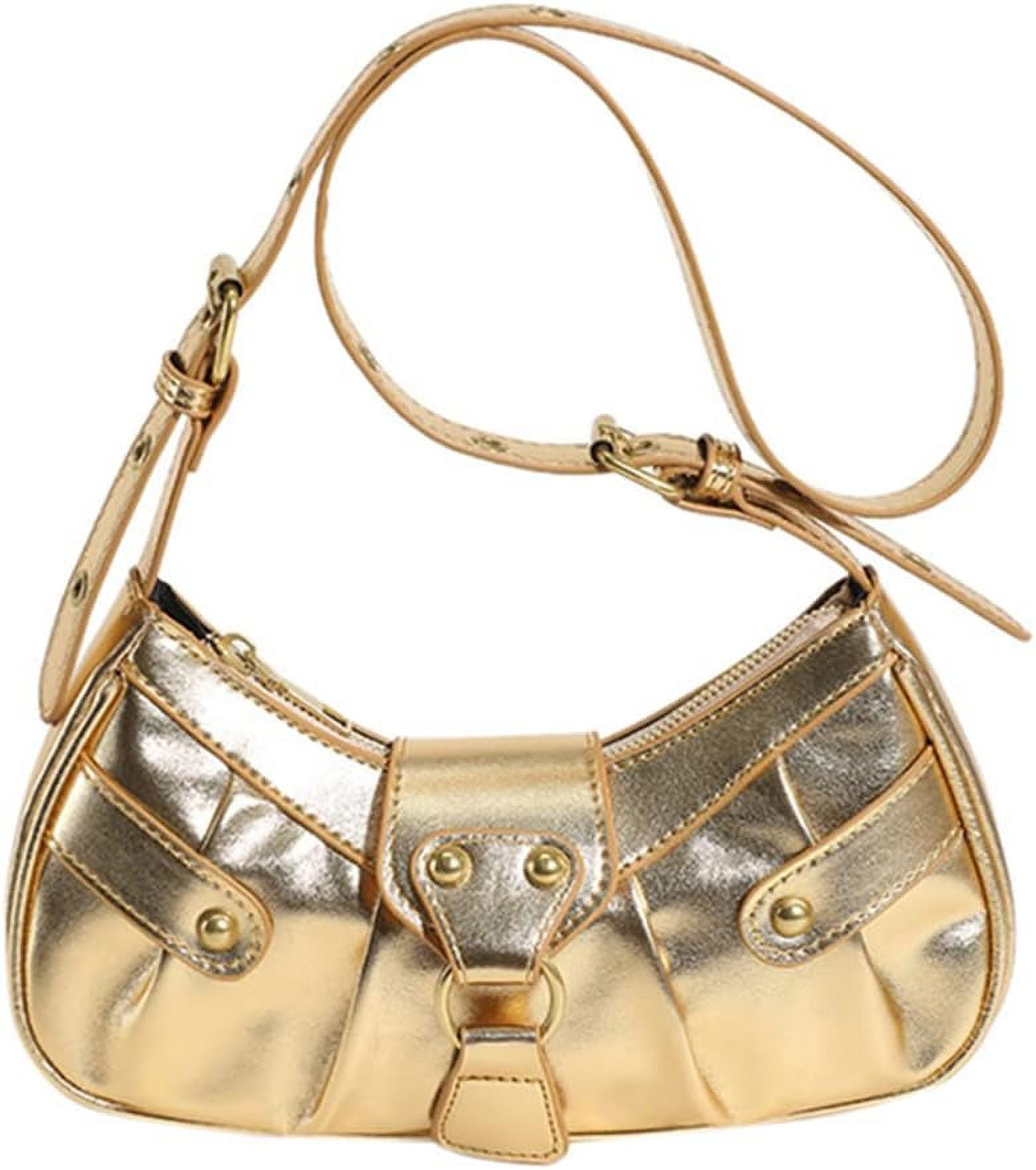 GZhLonKiMa Punk Style Small Shoulder Purse for Women Y2K Hobo Handbag ...