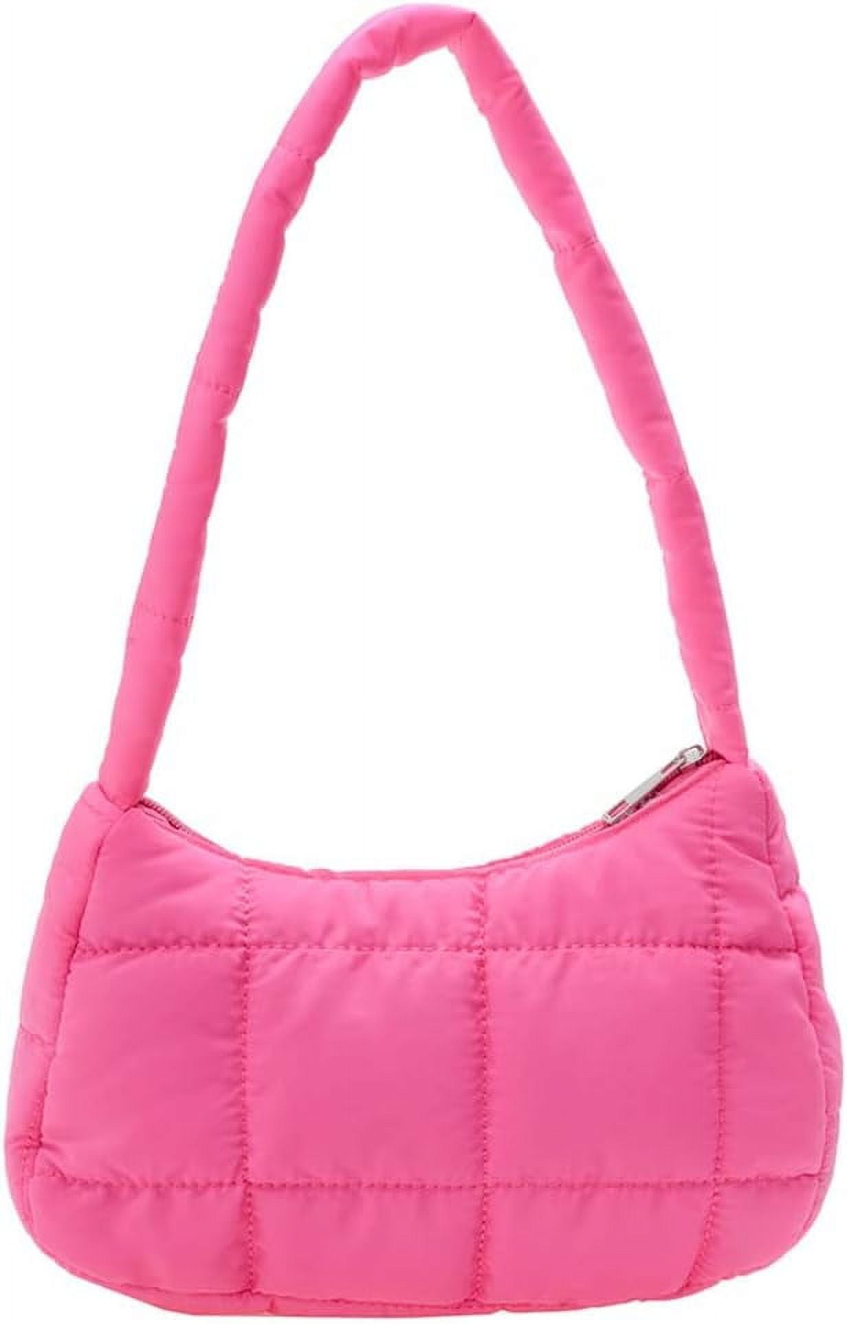 GZhLonKiMa Quilted Puffer Handbag Padded Puffy Purse for Women ...