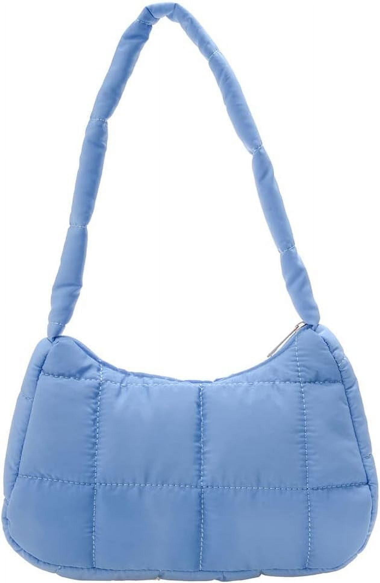 GZhLonKiMa Quilted Puffer Handbag Padded Puffy Purse for Women ...