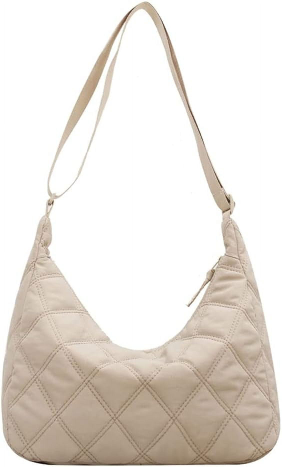 GZhLonKiMa Quilted Tote Bag for Women Puffer Hobo Crossbody Bag Lightweight Quilted Padding ...