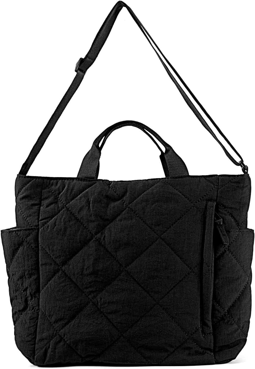 GZhLonKiMa Quilted Tote Bag for Women Puffer Hobo Handbag Lightweight ...