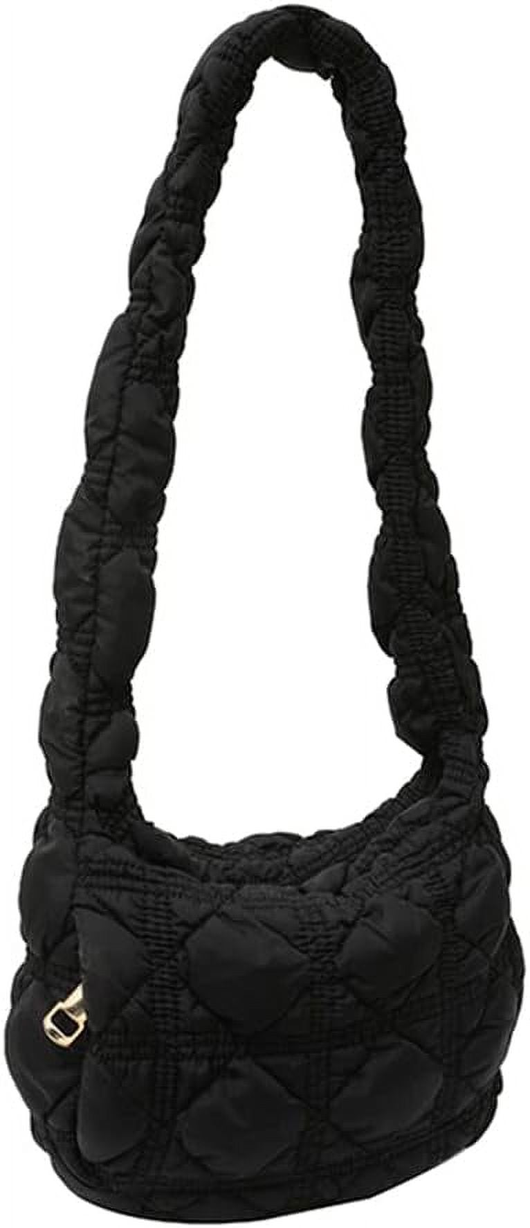 GZhLonKiMa Quilted Tote Bag for Women Small Puffer Bag Quilted Bag Lightweight Puffy Tote Bag ...