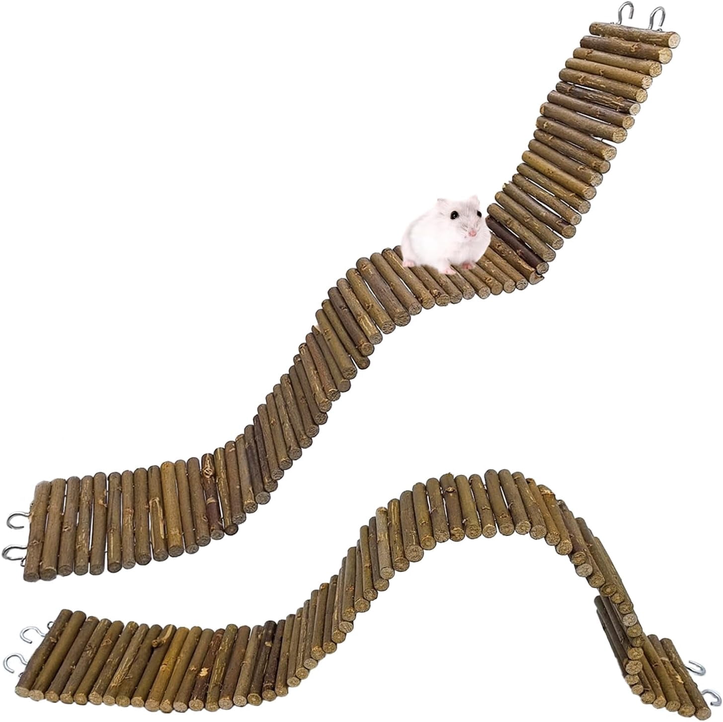 GZhLonKiMa Rat Bendy Long Suspension Bridges Hamster Climbing Ladder ...
