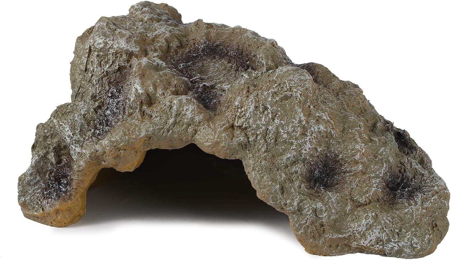 GZhLonKiMa Resin Leopard Gecko Hide, True to Nature Reptile Rock for ...