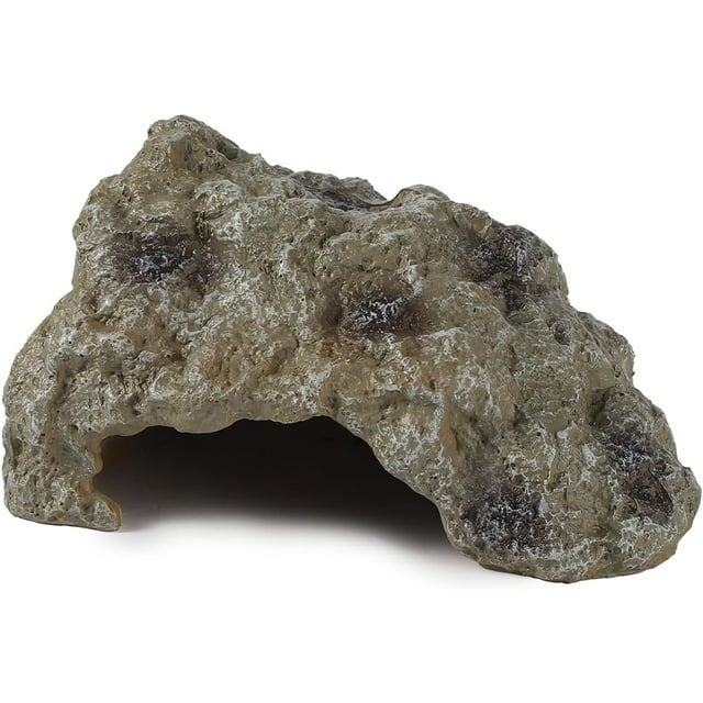 GZhLonKiMa Resin Leopard Gecko Hide, True to Nature Reptile Rock for ...