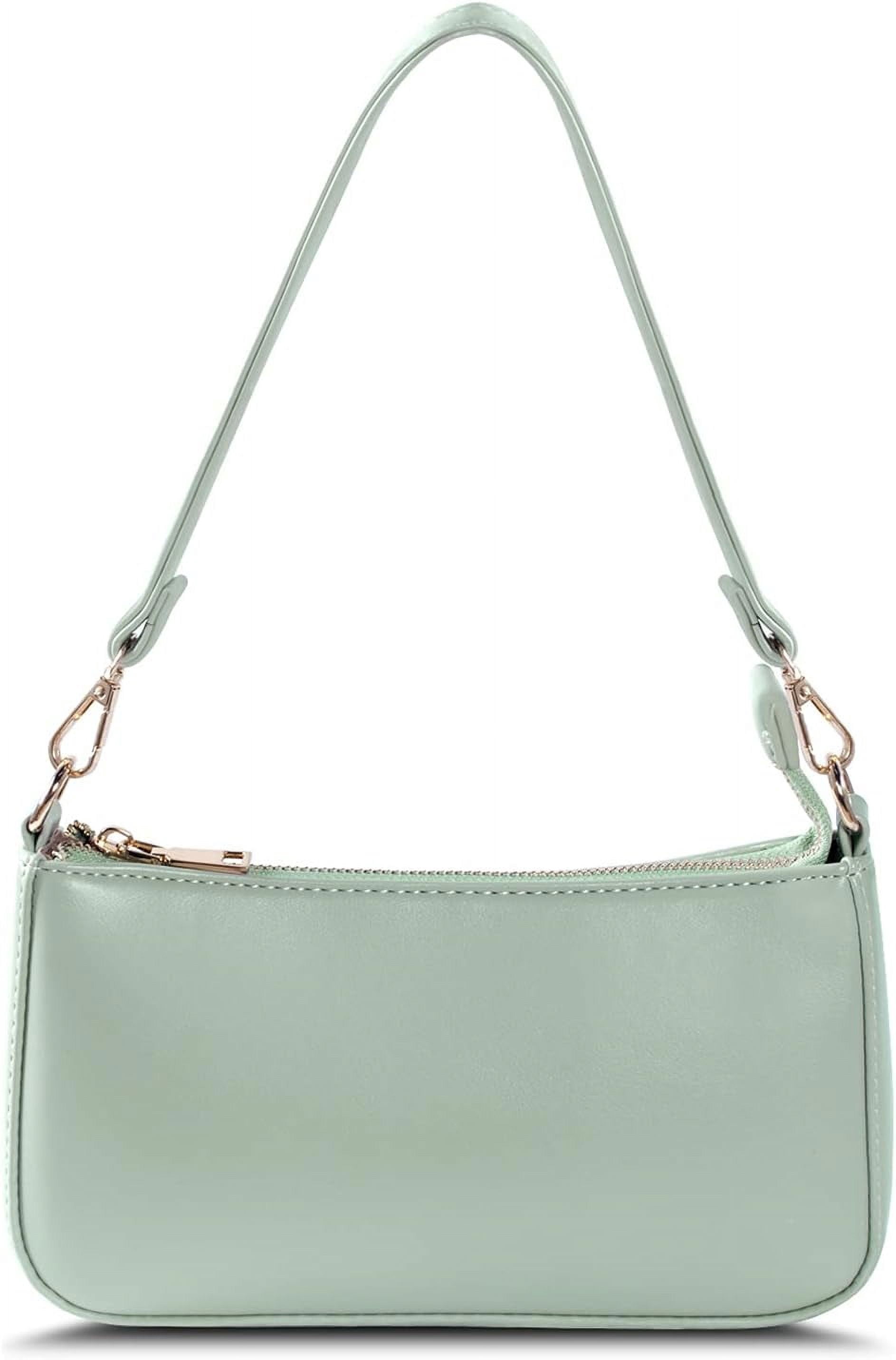 GZhLonKiMa Shoulder Bag for Women Retro Vegan Leather Classic Clutch ...