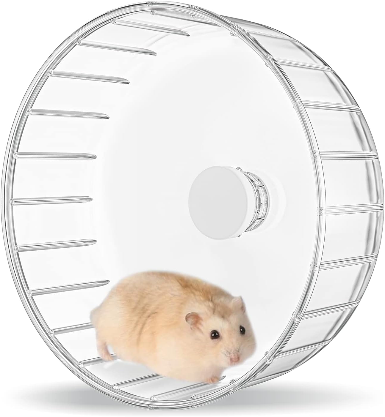 GZhLonKiMa Silent Hamster Wheel, 6.7in Exercise Wheel for Gerbil, Dwarf ...