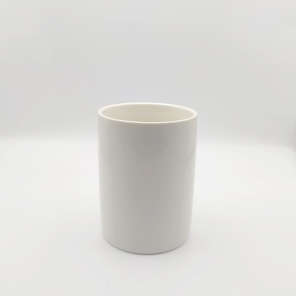 GZhLonKiMa Simple ceramic mouthwash cup frosted toothbrush cup. (White ...