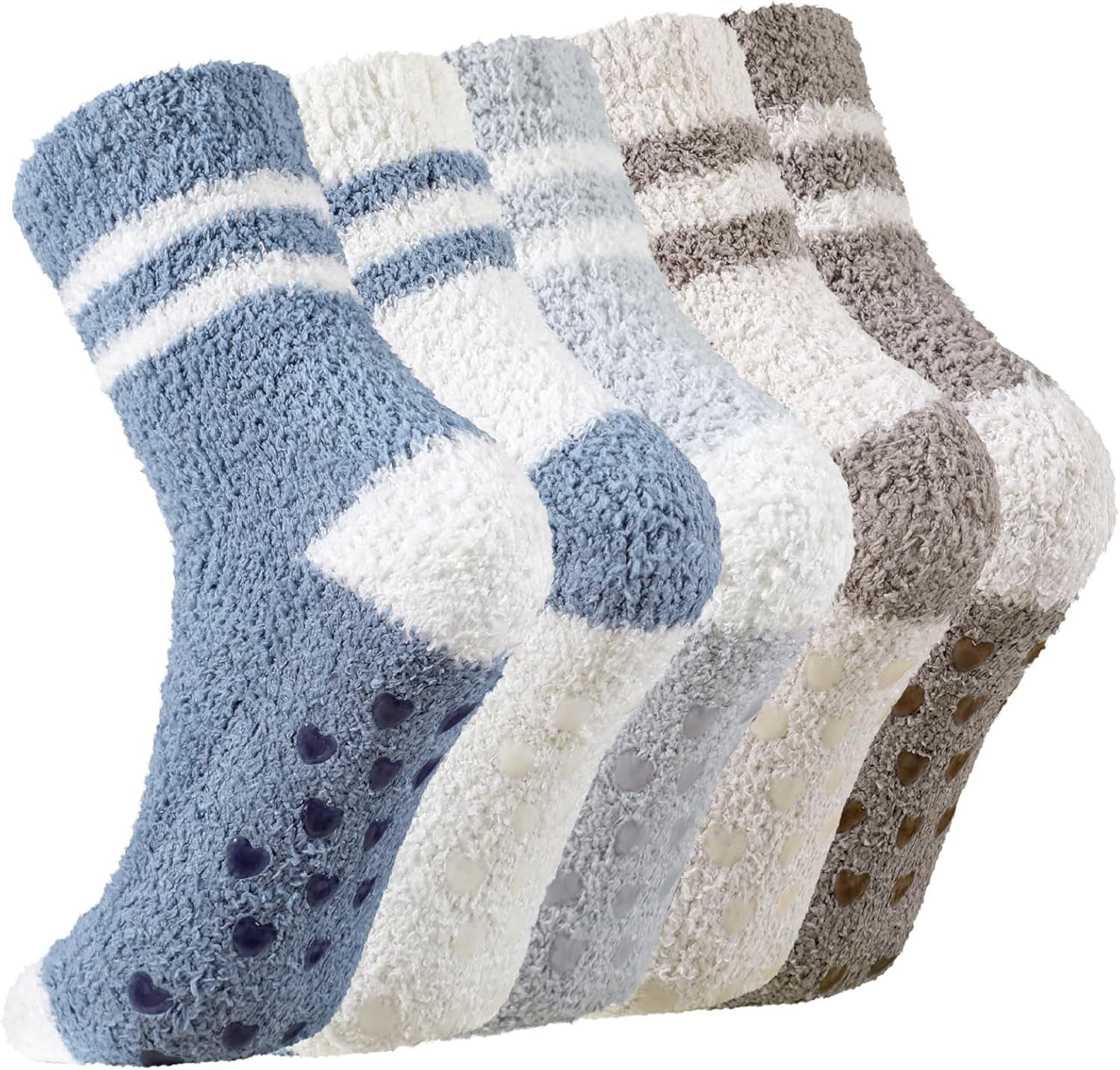 GZhLonKiMa Slipper Socks for Women - Fuzzy Socks for Women, Non Slip ...