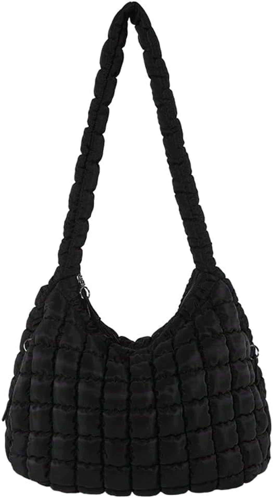 GZhLonKiMa Soft Quilted Shoulder Bag for Women Cloud Hobo Bag Large ...