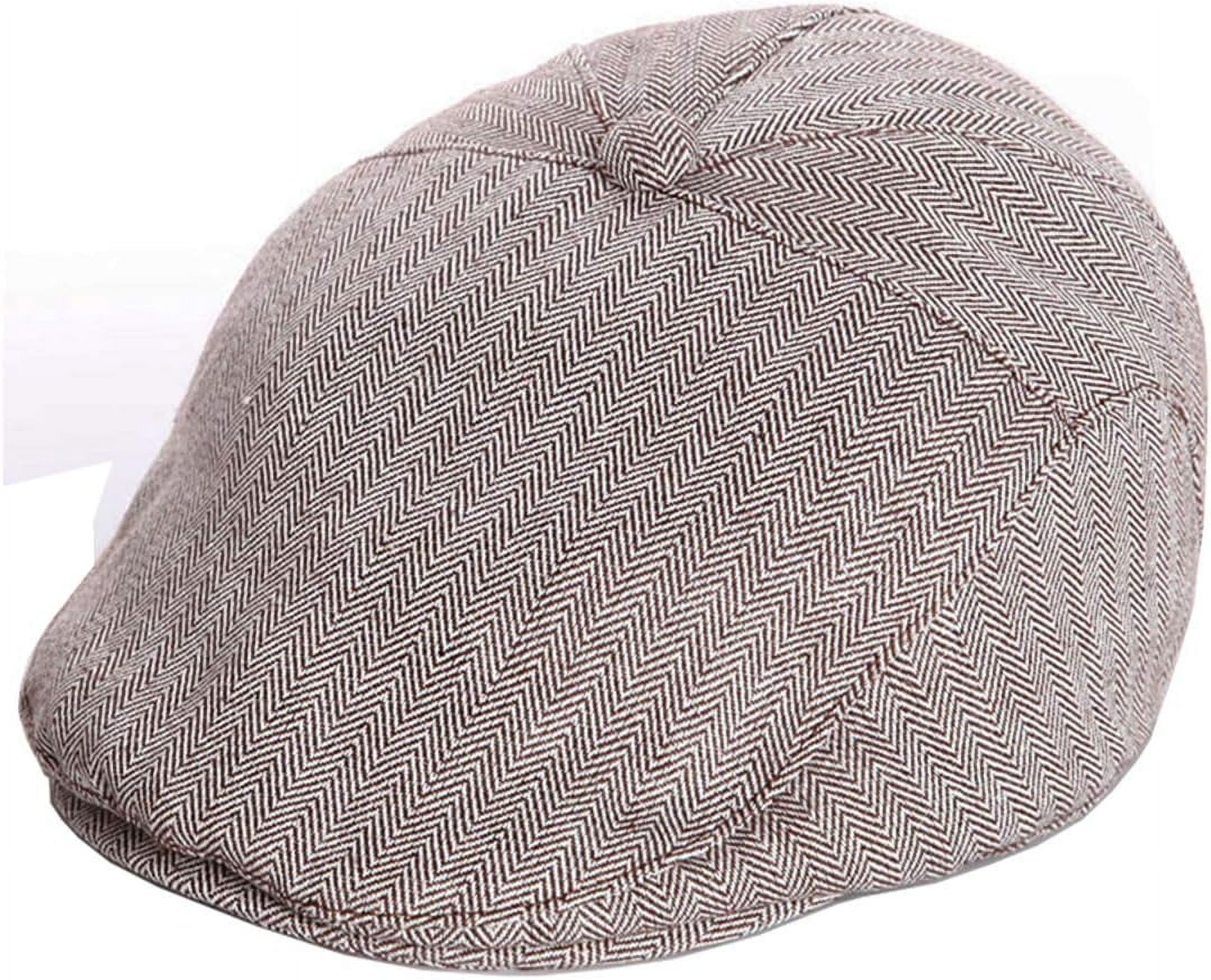 GZhLonKiMa Striped Newsboy Hat Boys Scally Cap Driving Berets for Kids ...