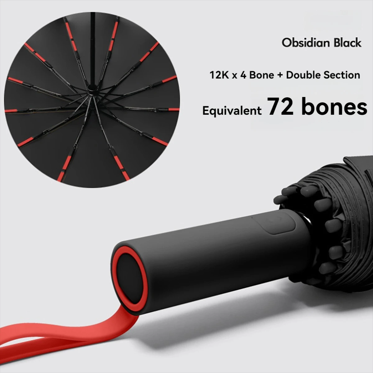 GZhLonKiMa Super Strong Windproof Automatic Folding Men Umbrella, 72/80 ...