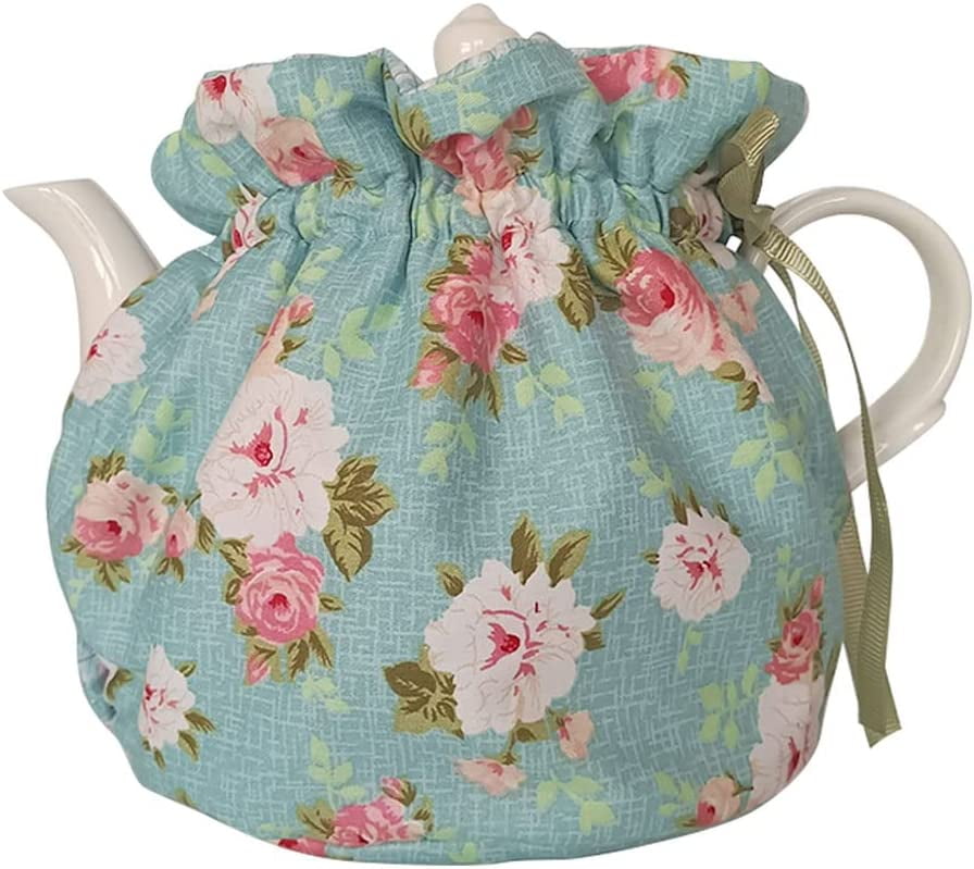 GZhLonKiMa Tea Cosy - Pure Cotton Printed Tea Cosy, Kitchen Tea Pot ...