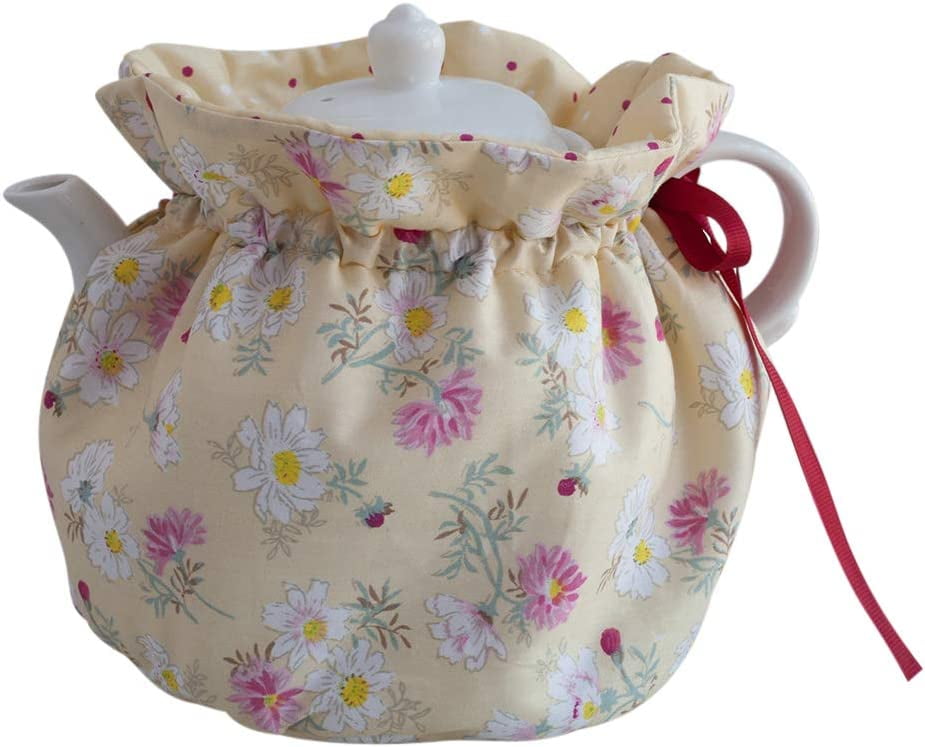 GZhLonKiMa Tea Cosy - Pure Cotton Printed Tea Cosy, Kitchen Tea Pot ...