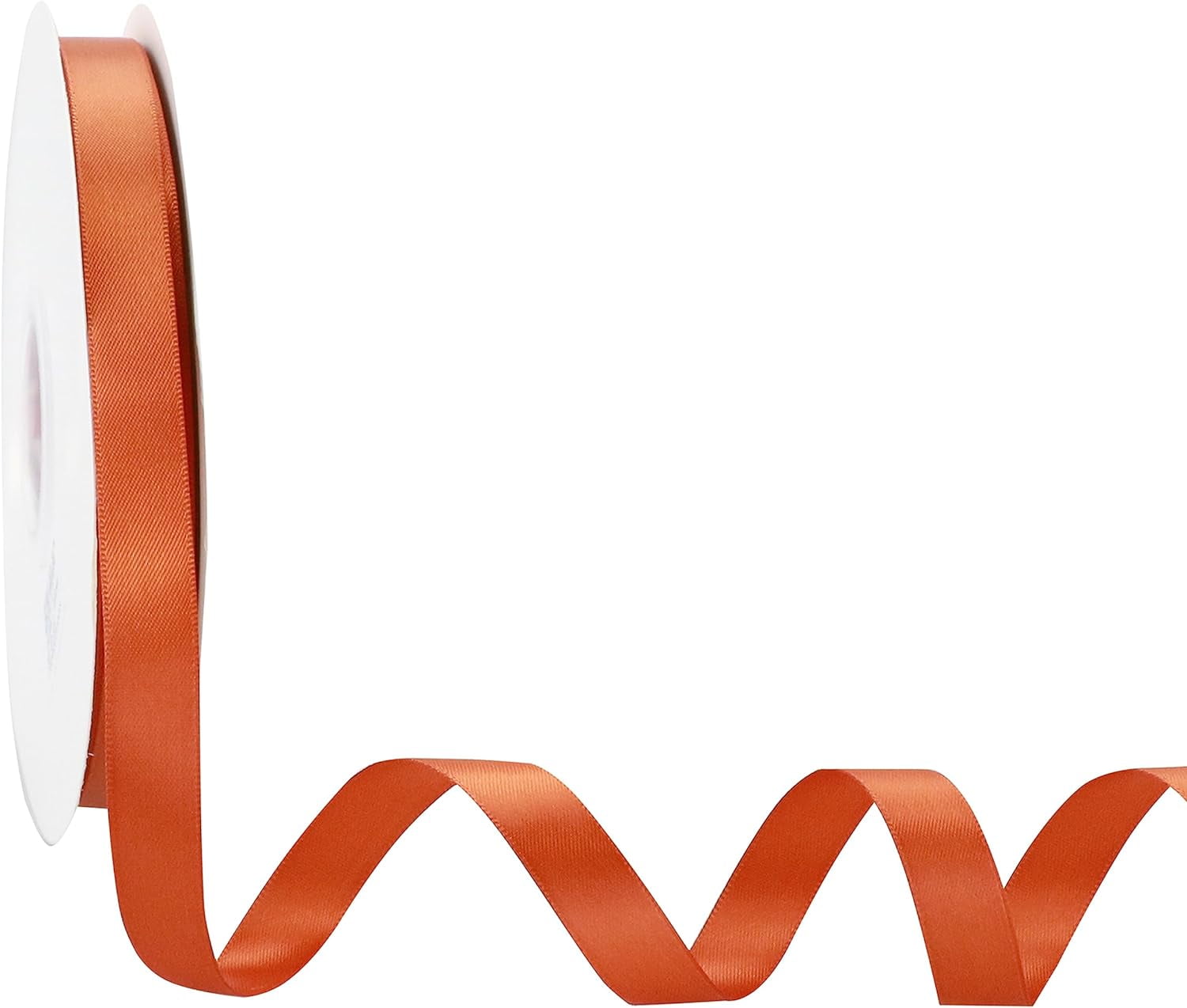 GZhLonKiMa Terracotta Ribbon Satin Ribbon 1/2 Inch for Gift Wrapping ...