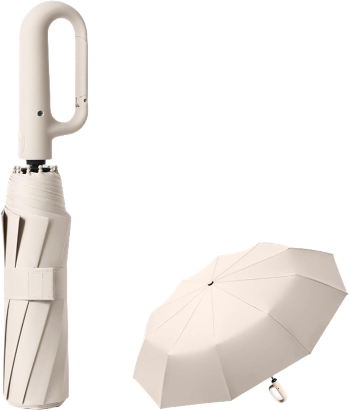 GZhLonKiMa Travel Folding Golf Umbrella 10 Ribs Automatic Open/Close ...