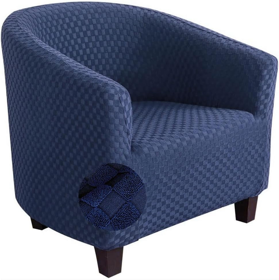 GZhLonKiMa Tub Chair Covers 1 Piece, High Stretch Bucket Chair Covers ...