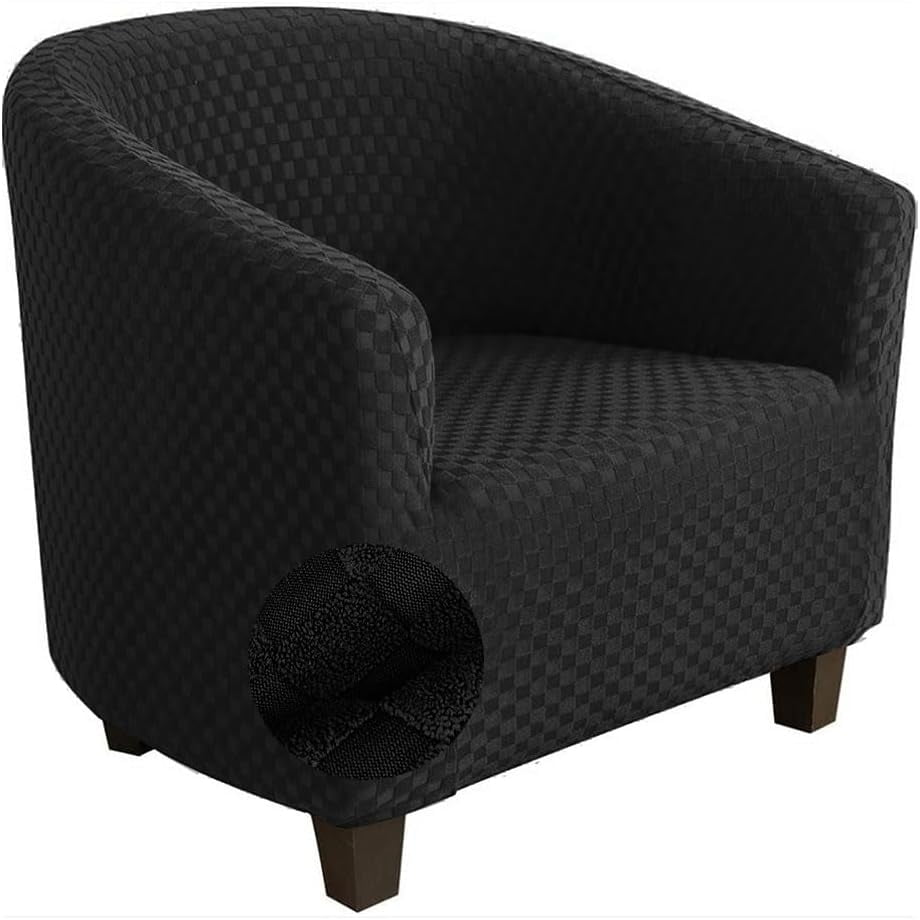 GZhLonKiMa Tub Chair Covers 1 Piece, High Stretch Bucket Chair Covers ...