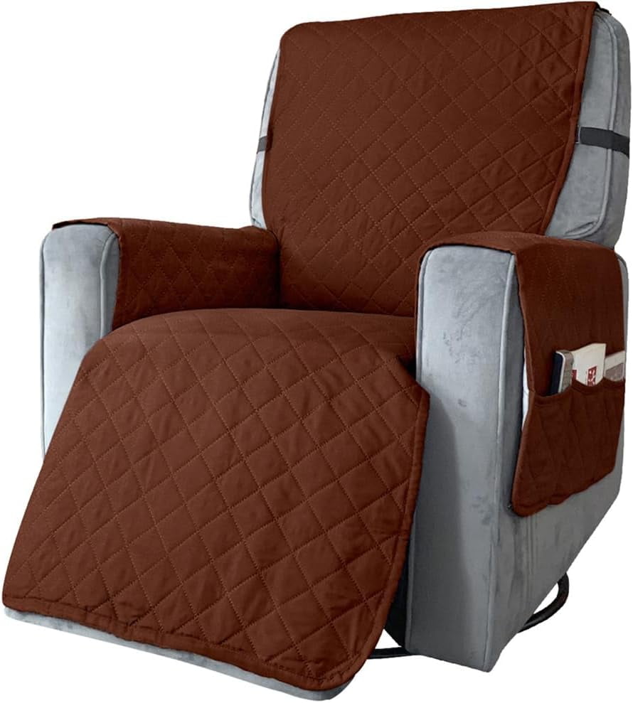 GZhLonKiMa Waterproof Rhombus Recliner Chair Protector for Electric ...
