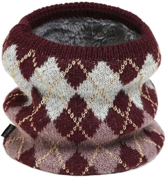 GZhLonKiMa Winter Warm Ring Scarf For Women Neck Snood Unisex Wraps ...