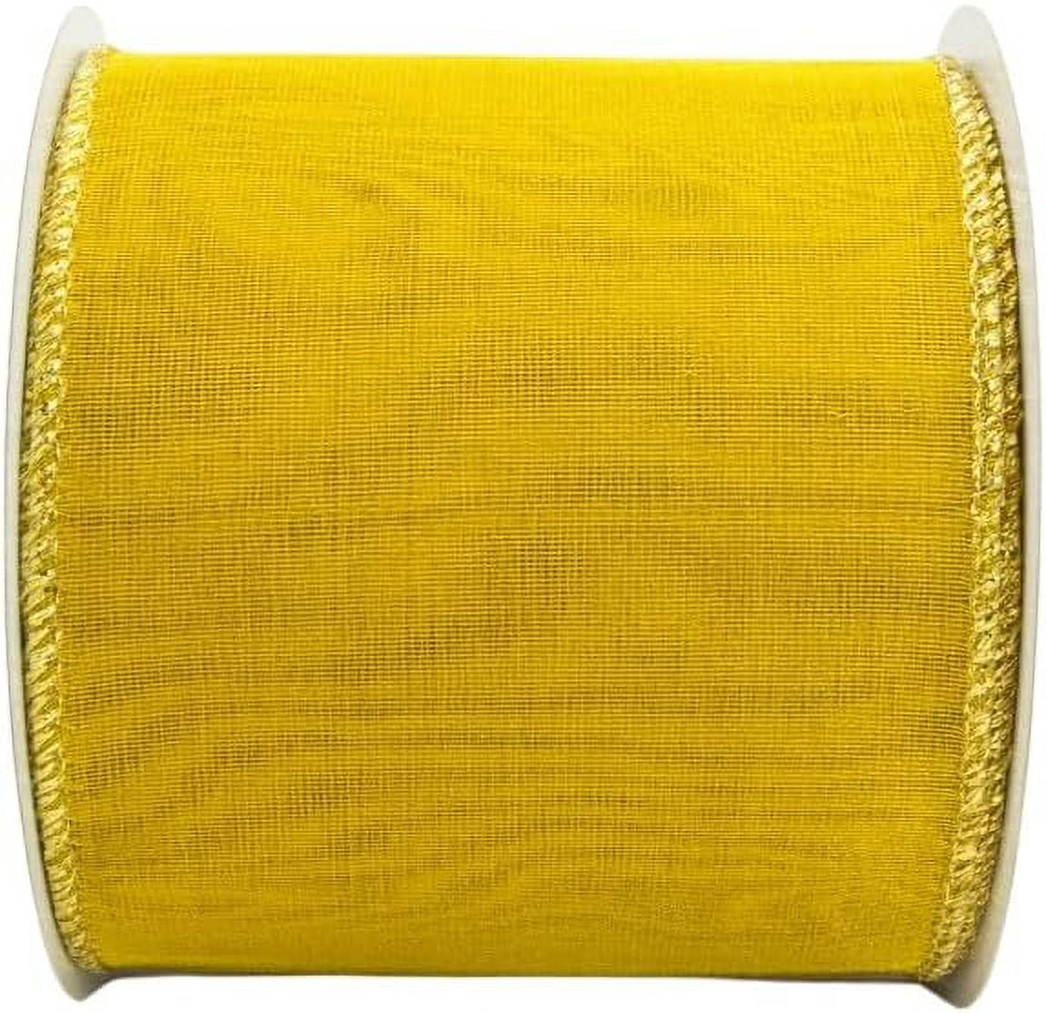 GZhLonKiMa Wired Metallic Sheer - Rust 2-1/210yd - Walmart.com