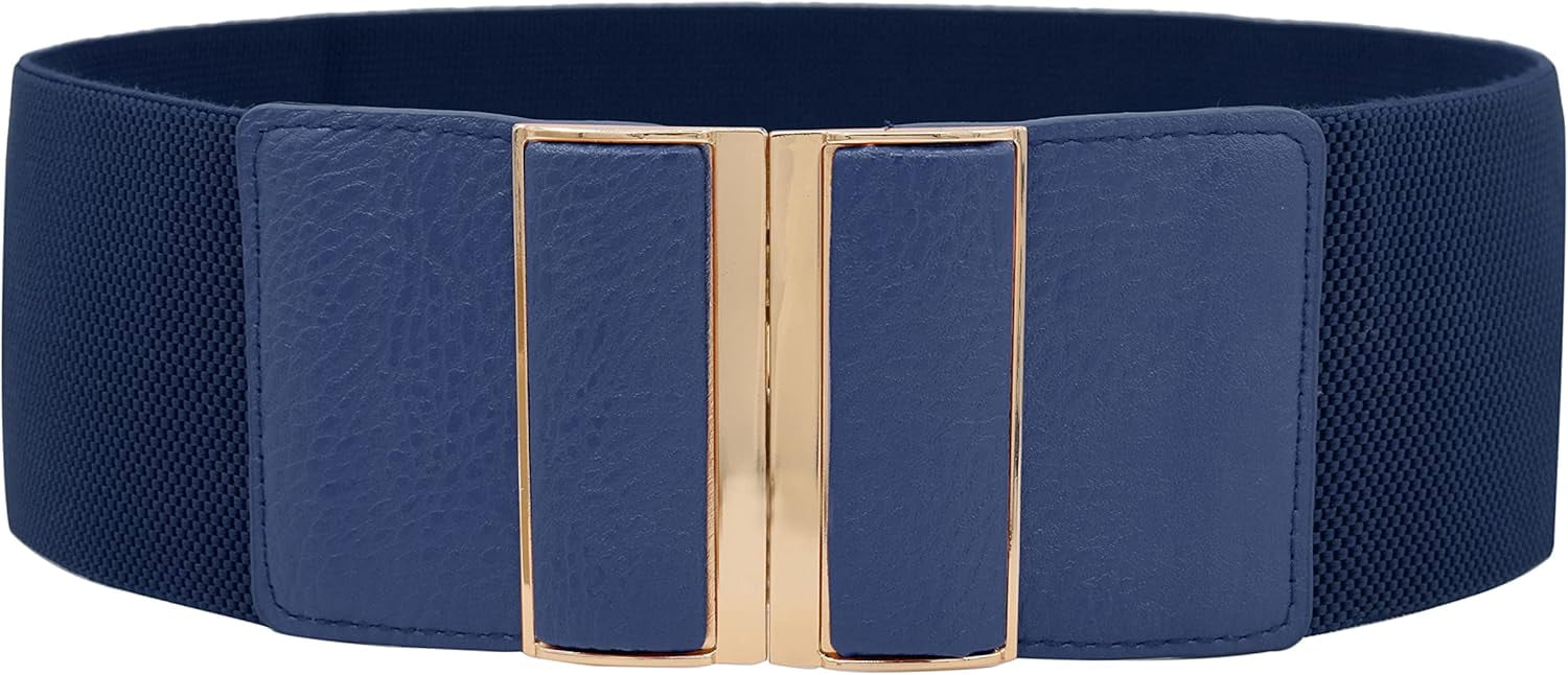 GZhLonKiMa Women Obi Belt Vintage Elastic Wide Belt Elastic Stretch ...