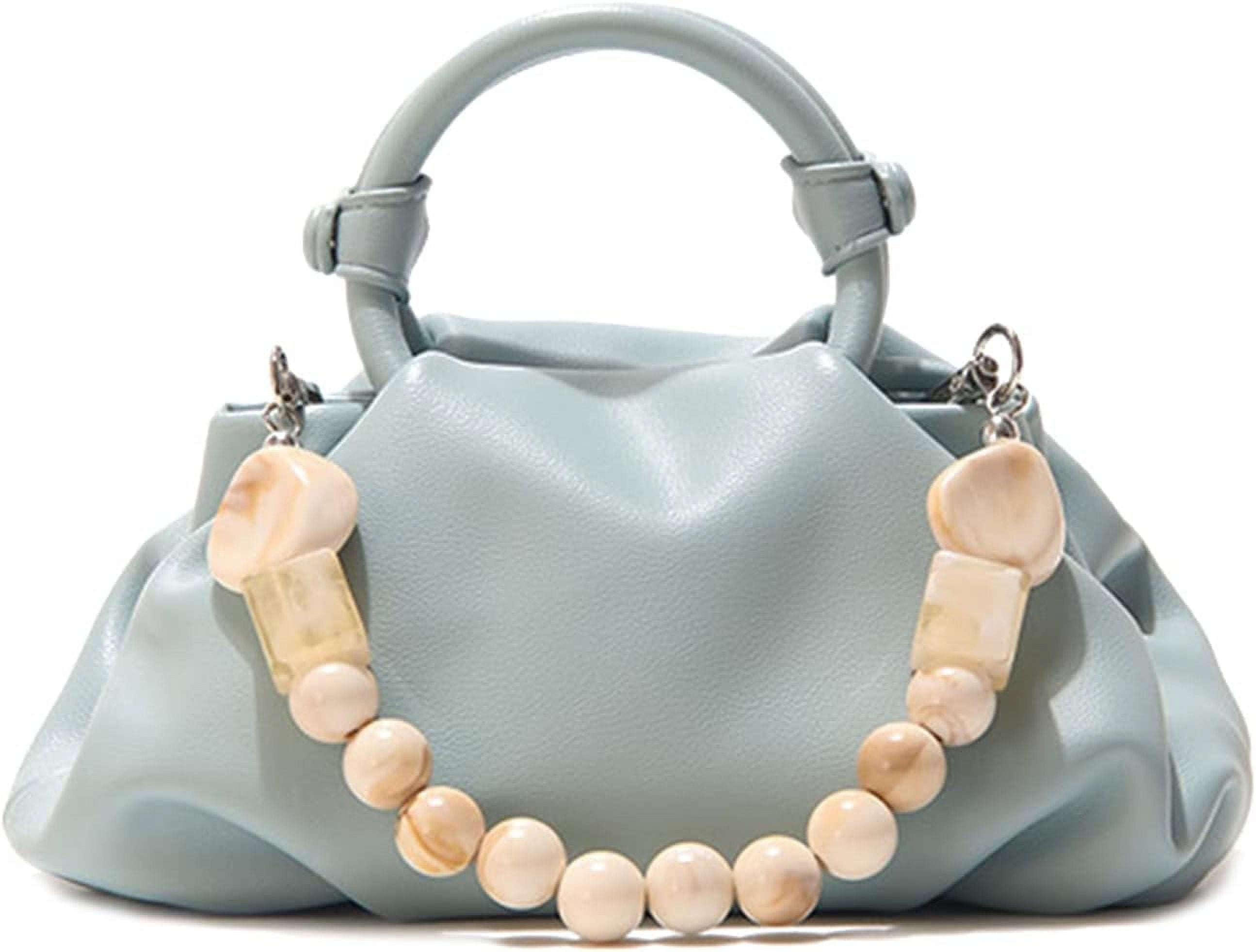 GZhLonKiMa Women's Chain Pouch Bag，Cloud-Shaped Dumpling Clutch Purse ...