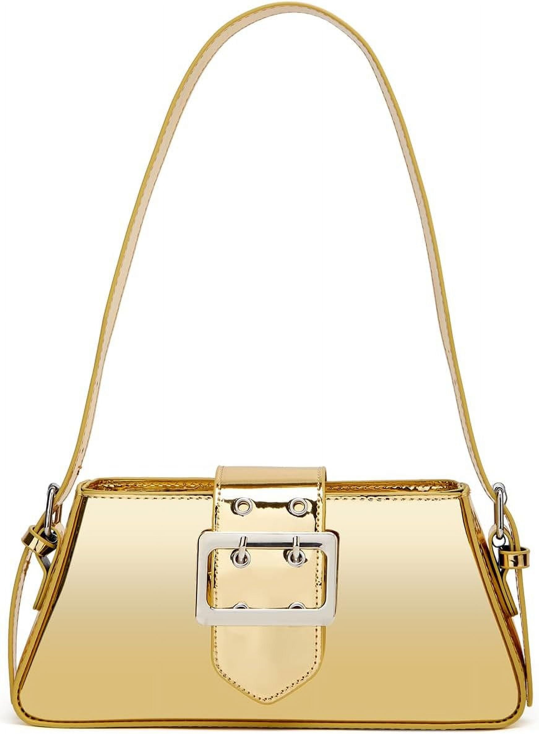 GZhLonKiMa Women's Hobo Bag Crossbody Glossy PU Leather Shoulder Bags ...