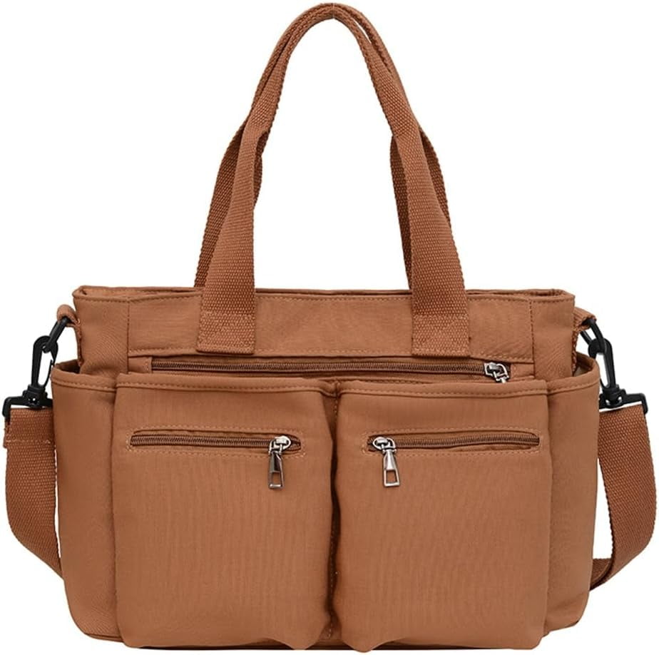 GZhLonKiMa Womens Casual Nylon Tote Bag Large Canvas Shoulder Purse ...