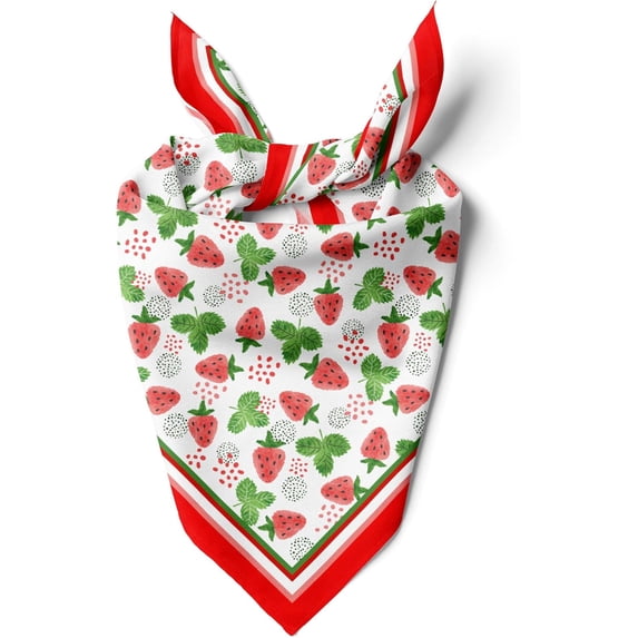 GZhLonKiMa Womens Neck Scarf 21"x21" Small Square | Headband Scarf ...