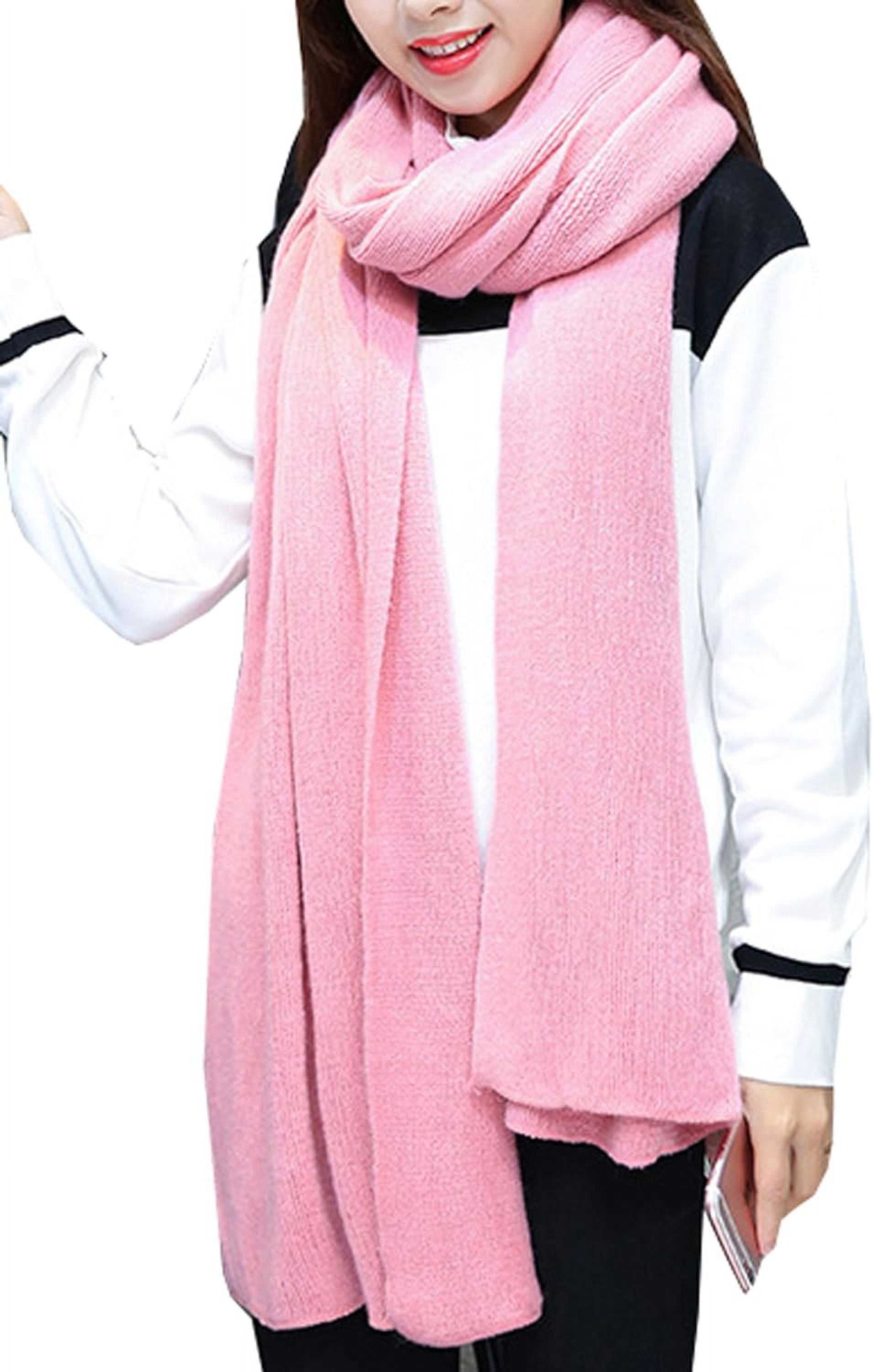 GZhLonKiMa Womens Warm Winter Infinity Scarves Set Blanket Scarf Pure ...