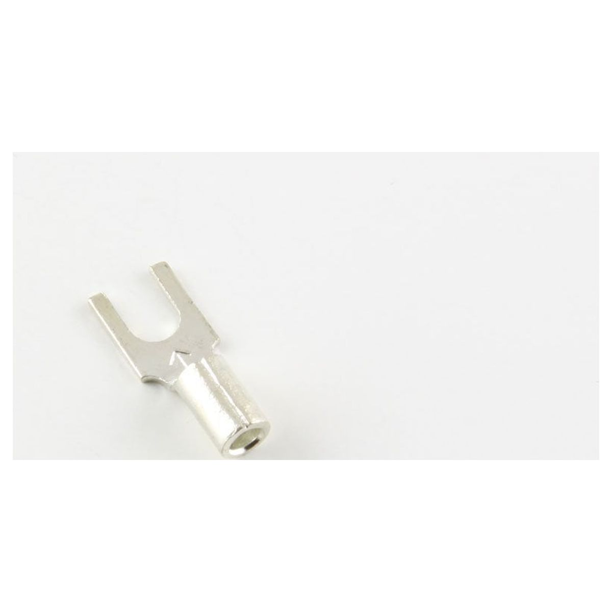 Ga. Narrow-Profile Block Fork Terminals, #6 Stud - (Pack of 100 ...