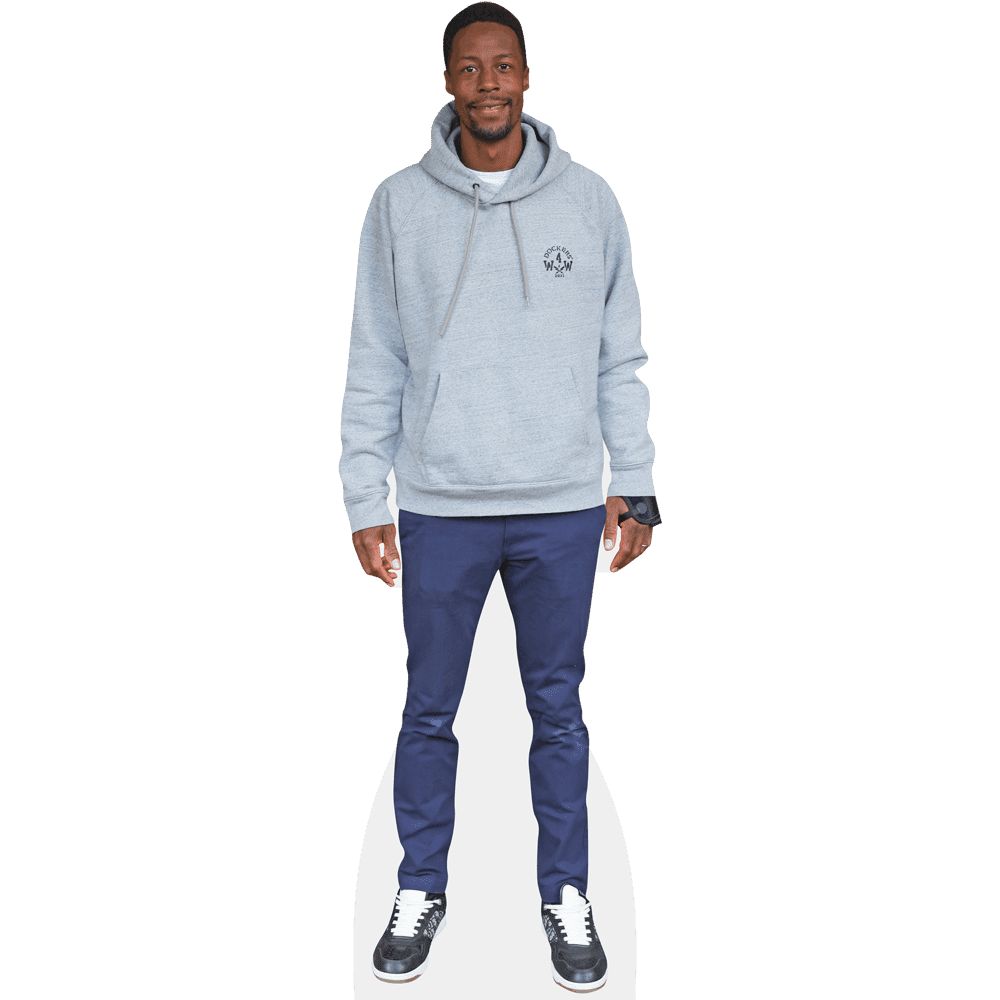 Gaël Monfils (Grey Hoodie) Life Size Cutout. Standee. - Walmart.com