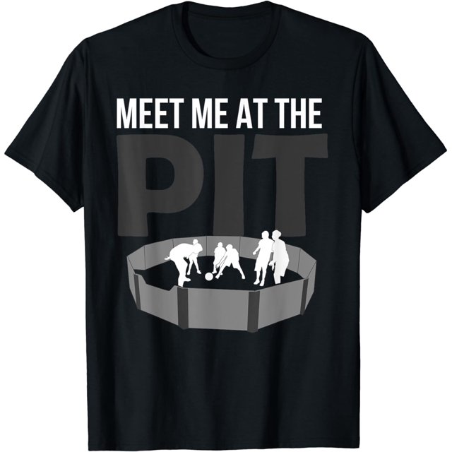 GaGa Ball Meet Me At The Pit Hexagon Octagon Game Lover Gift T-Shirt ...