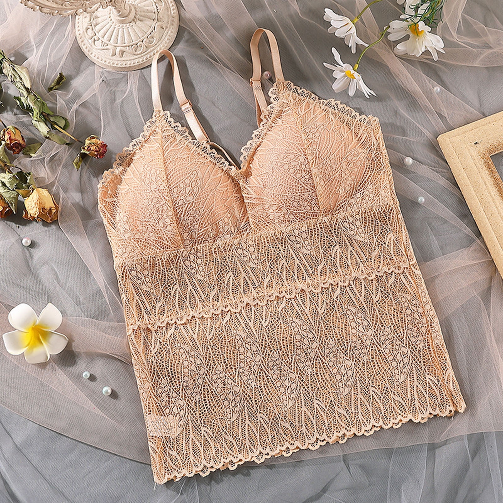 GaThRRgYP Bras for Women Clearance Women Sexy Lingerie Lace Chest Tube ...