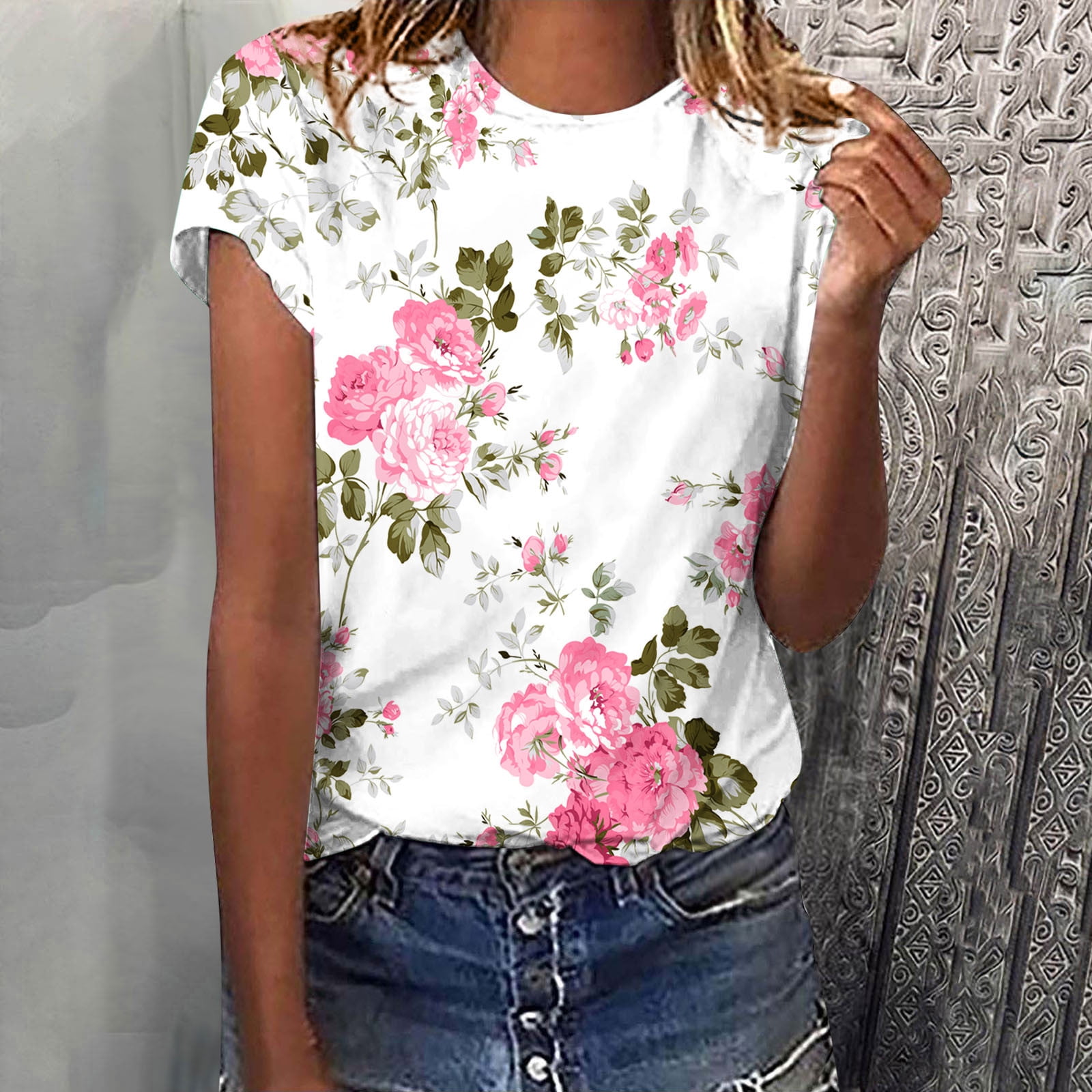 GaThRRgYP Plus Size Tops for Women,Blouse for Women Plus Size,Women's ...