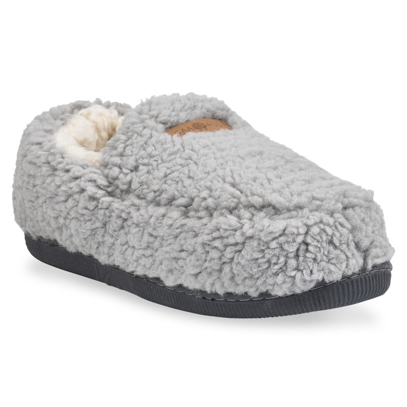 Gaahuu womens berber memory foam mocassin slipper - Walmart.com