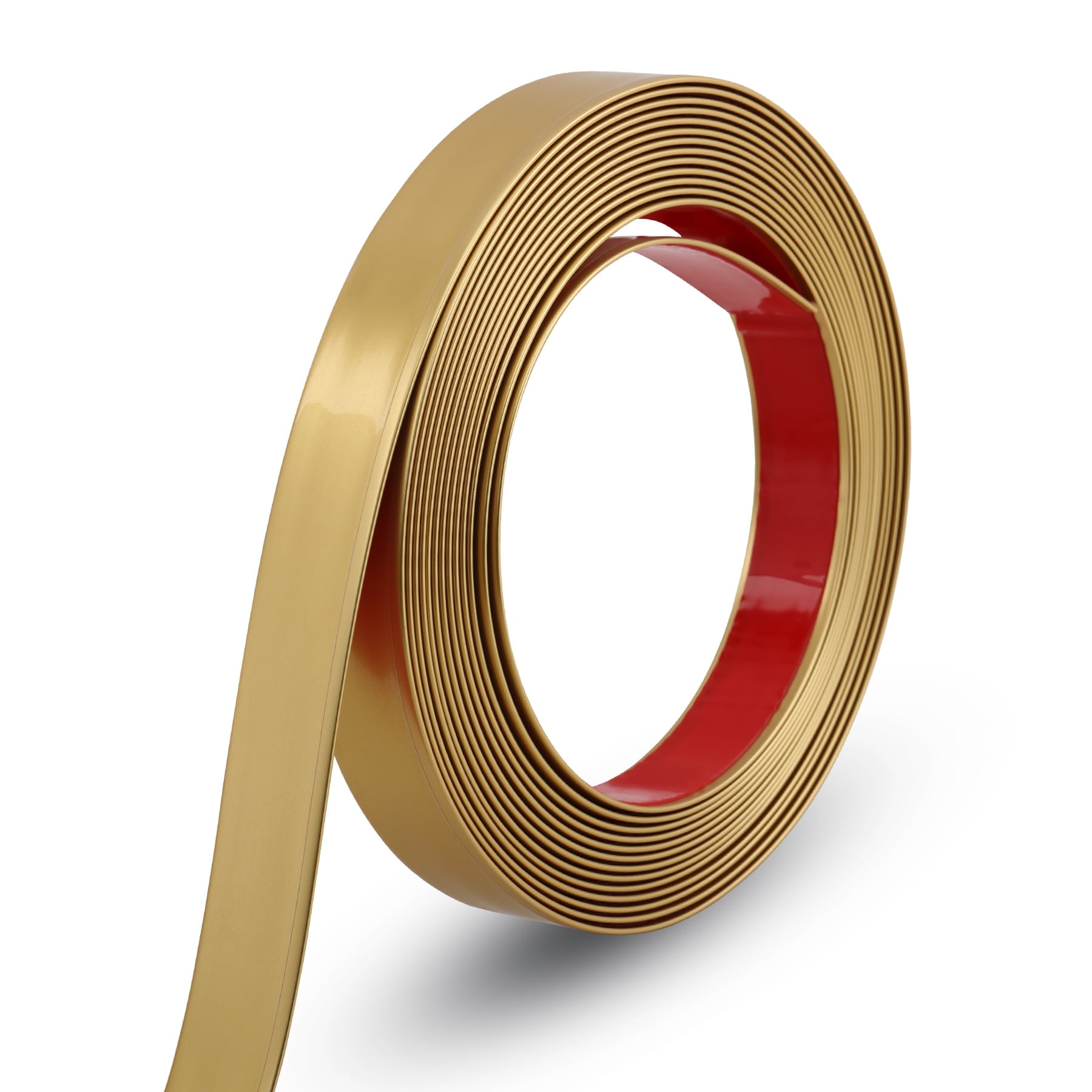 Gaahing 196.8" x 1" Matte Gold Molding & Wall Trim, Flexible Peel and ...