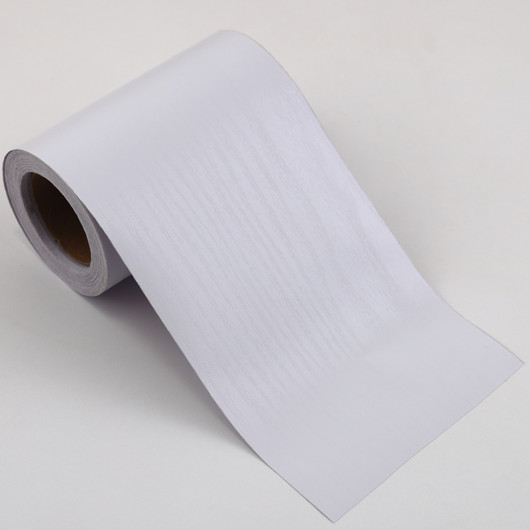 Gaahing 32.8ft x 3.9in Peel and Stick Wood Grain White Wallpaper Border ...