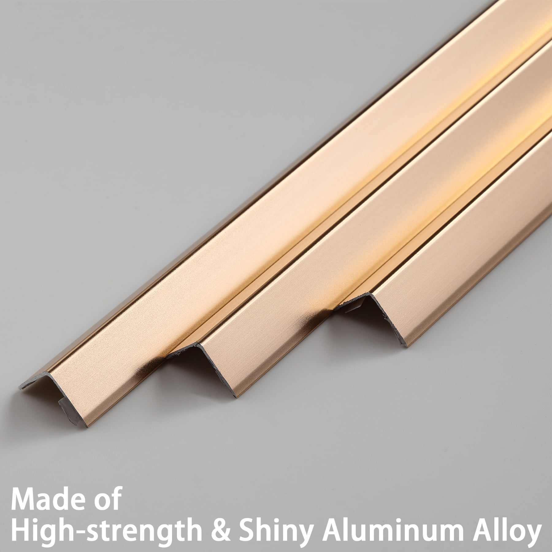 Gaahing Aluminum L Molding Corner Guards, Peel and Stick Trim for Wall ...
