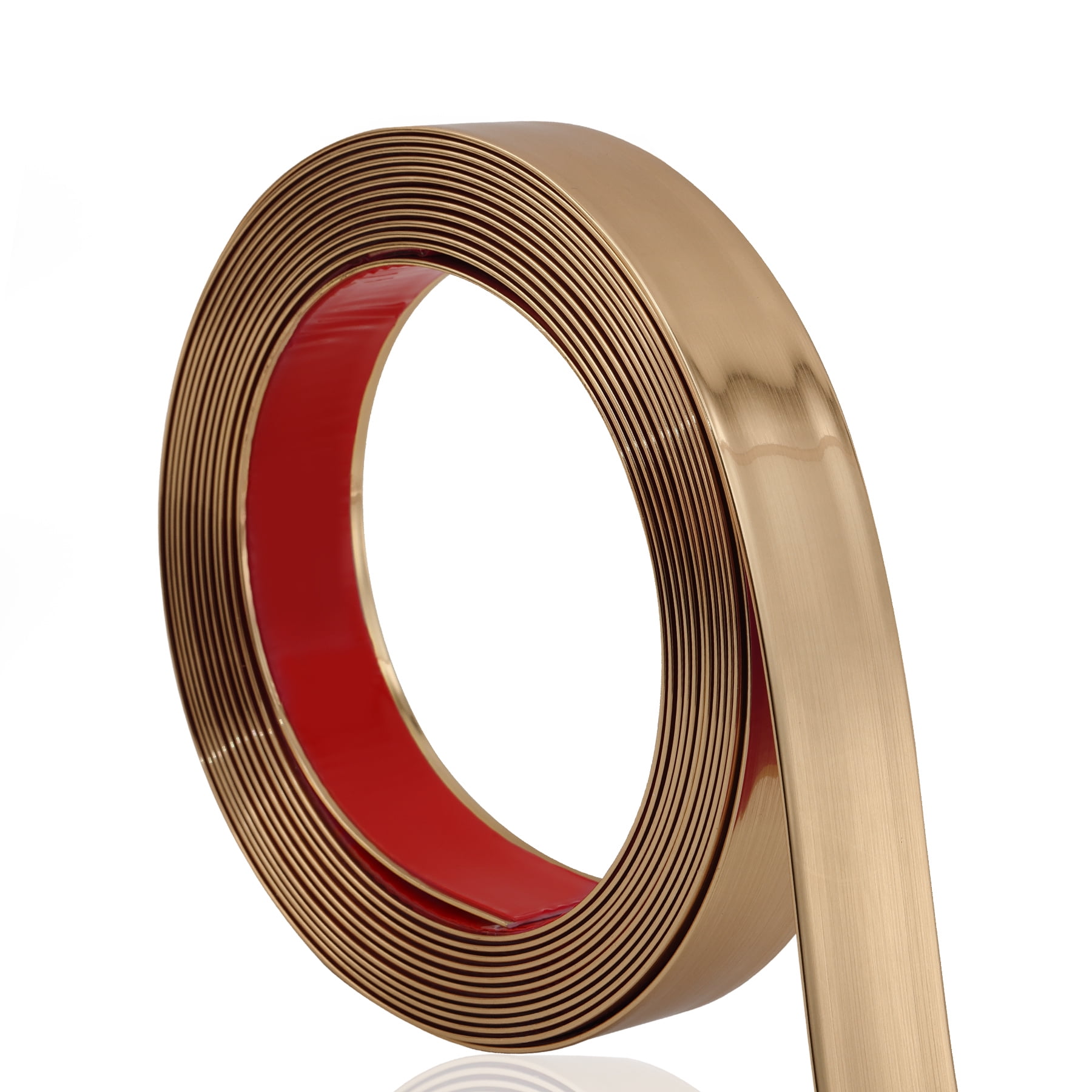 Gaahing Glossy Gold Finish Molding Trim, 196.8" L x 1.2" W Peel and ...
