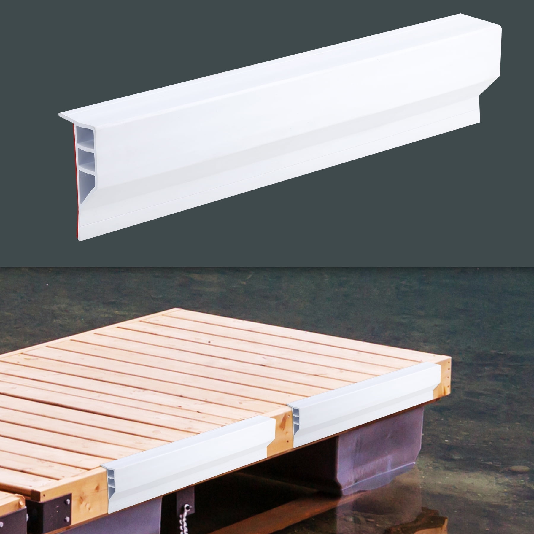 Gaahing Heavy-Duty Boat Dock Side Bumper, Full Face Dock Edging Guard ...