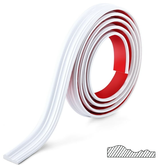 Gaahing 240"L x 2.4"W Peel and Stick Chair Rail Panel Molding, Pre ...