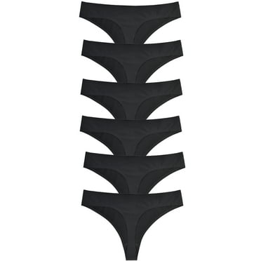 Aooho Seamless Invisible No Camel Toe Thong Women Low Rise G-String T ...