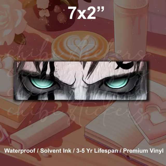 Gaara Anime Eyes Evil Ninja Anime Window Vinyl Anime Sticker Jdm ...