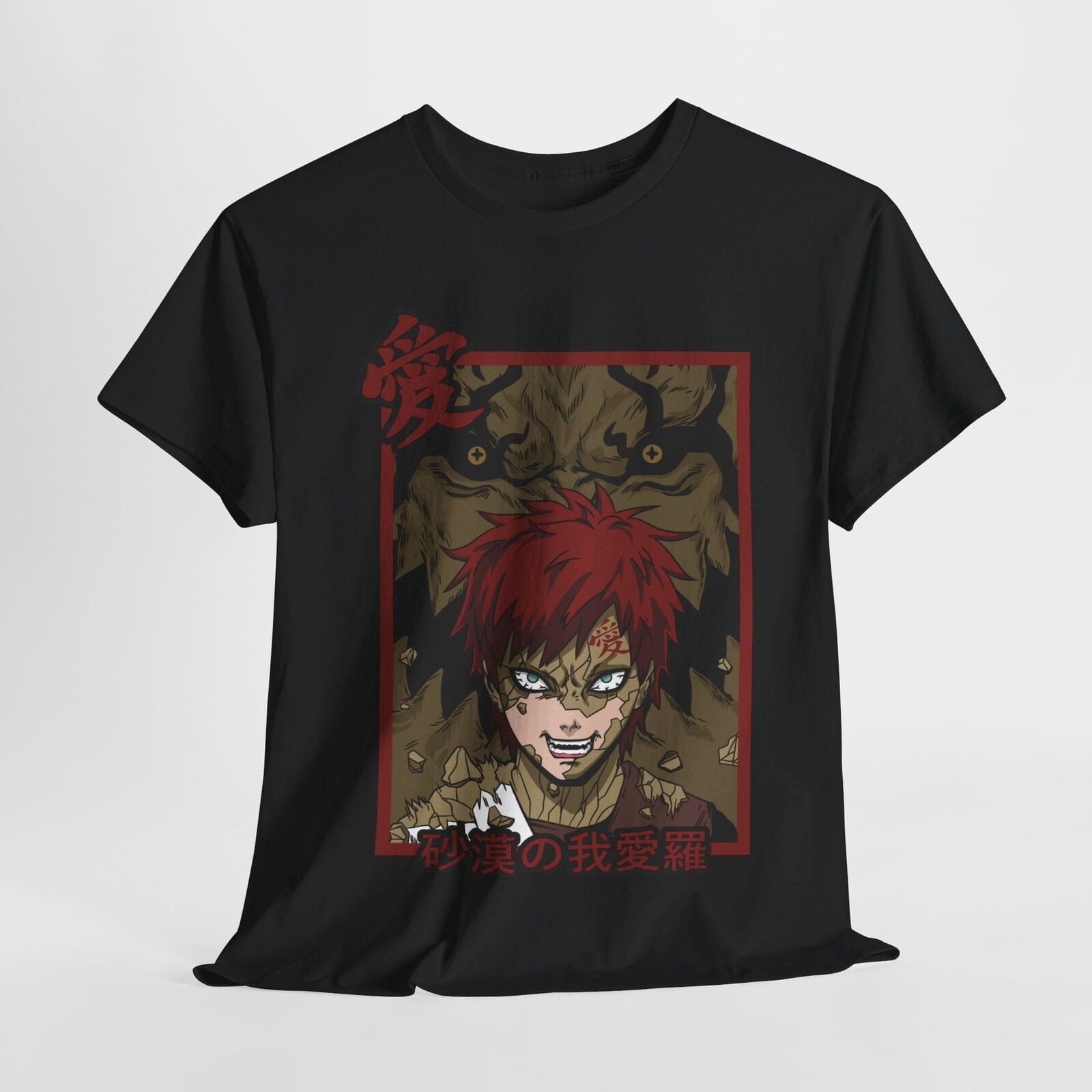 Gaara Shirt Naruto Shippuden Madara Itachi Anime Style Tee T-Shirt All ...