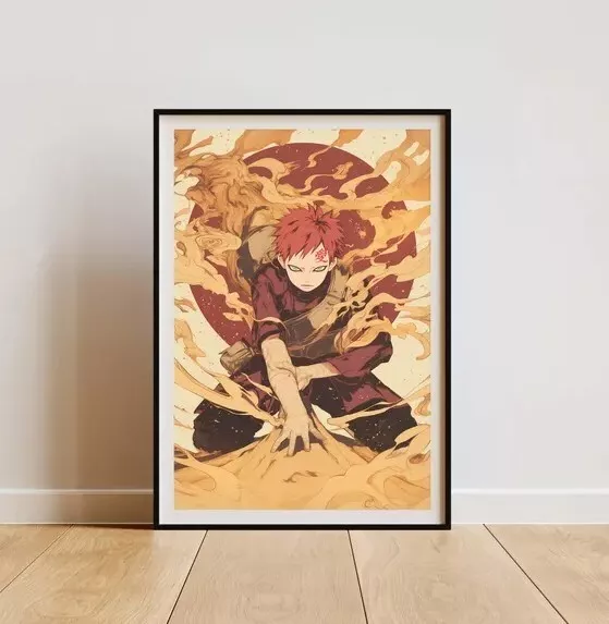 Gaara - The Famous Ninja From The Naruto Manga 2 NO FRAMED POSTER Home ...