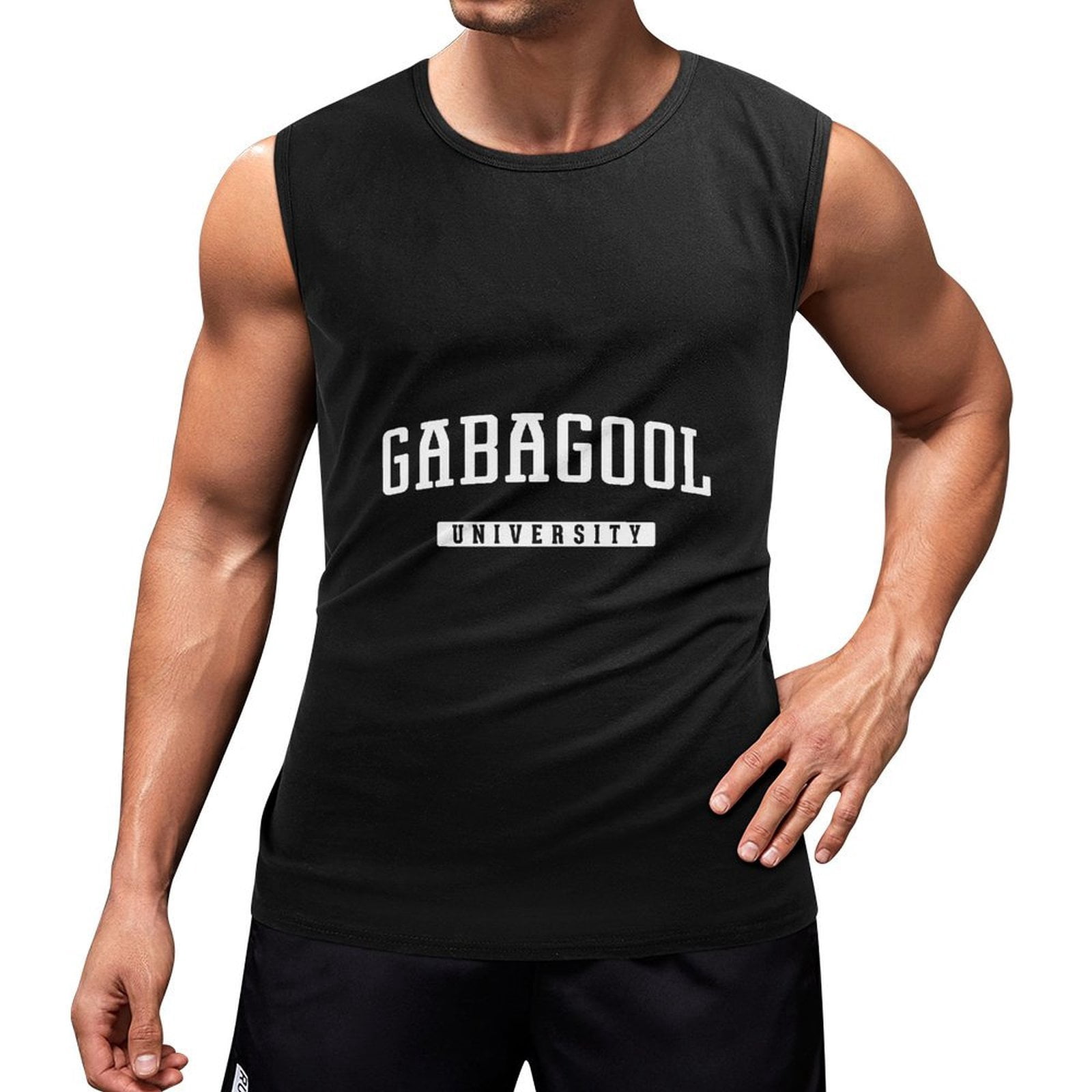 Gabagool Men'S Muscle T-Shirt, Sleeveless, Muscle Tank Tee Top S ...
