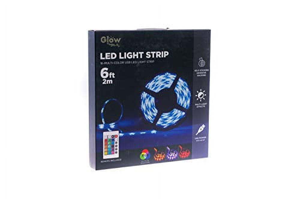 Gabba Goods Glow LED Strip Lights for Bedroom Kitchen DIY Projects ...